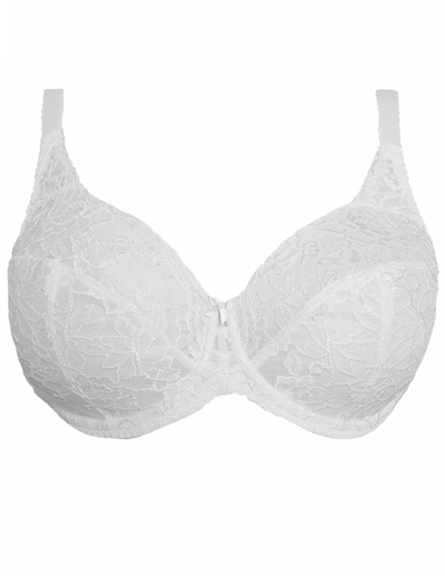 Marks And Spencer Mand5 White Fleur Lace Underwired Non Padded Full