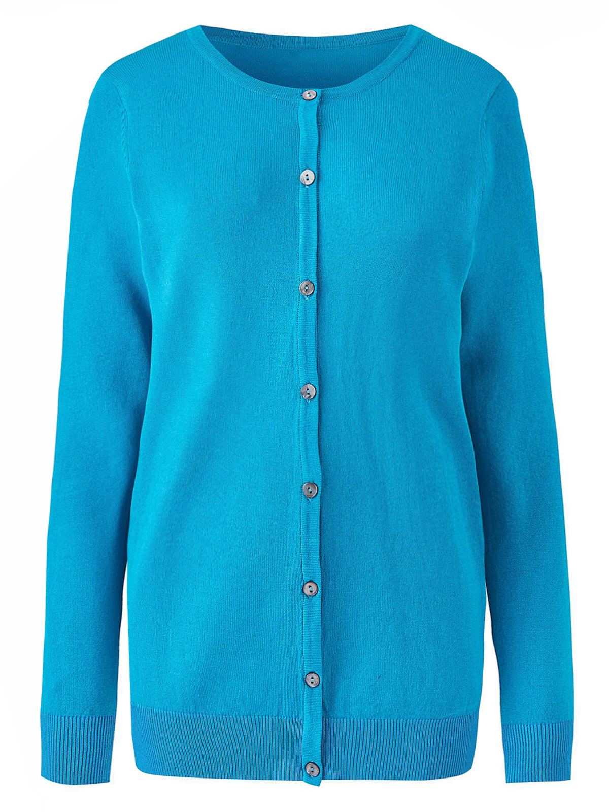 Capsule - - Capsule TURQUOISE Crew Neck Cardigan - Size 12/14 to 20/22