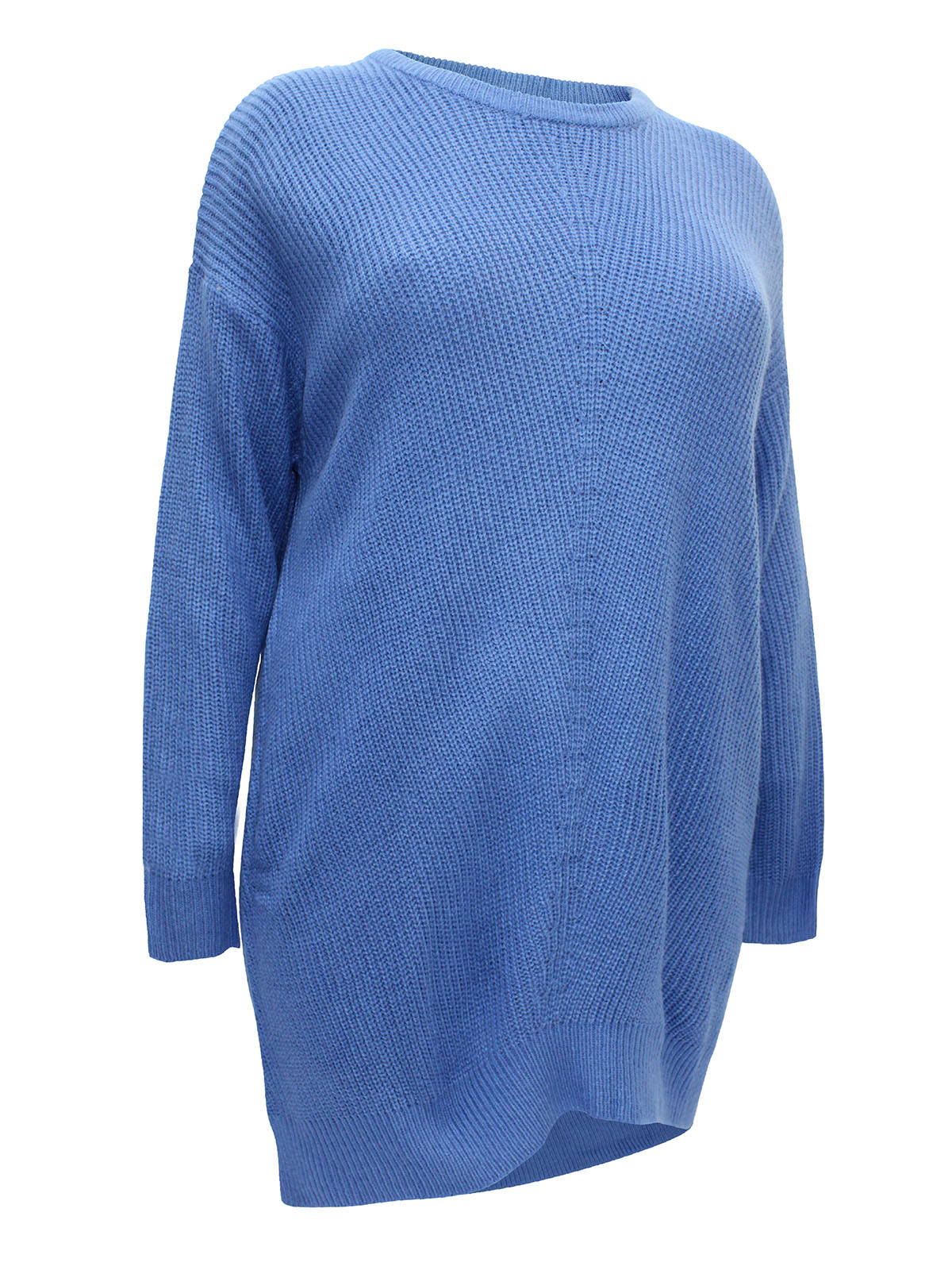 CURVE - - BLUE Knitted Jumper - Plus Size 14/16 to 34/36