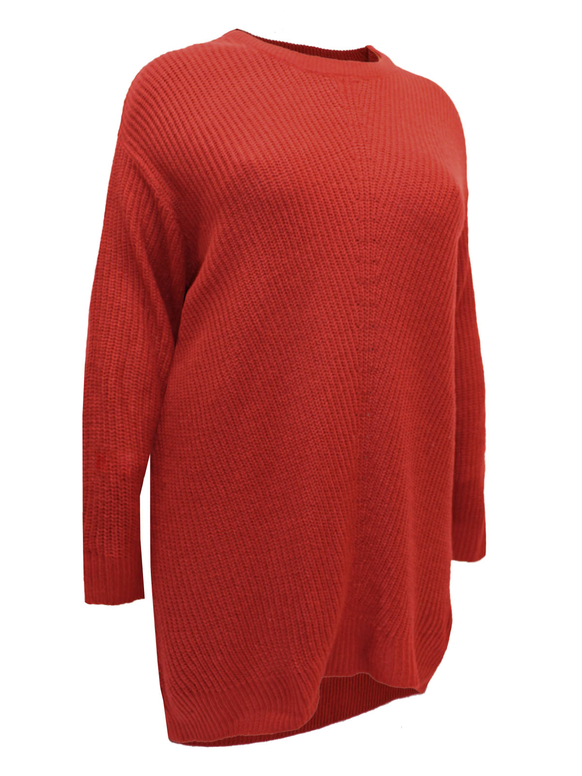 CURVE - - RUST Chunky Knitted Jumper - Plus Size 14/16 to 34/36