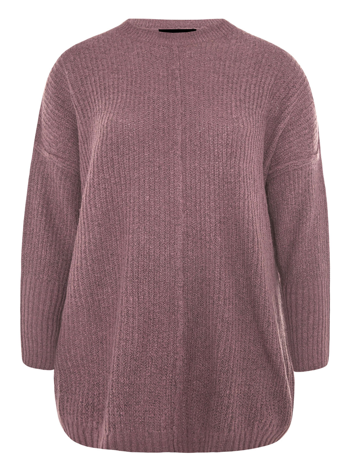 CURVE - - Curve PURPLE Oversized Knitted Jumper - Plus Size 14/16 to 34/36