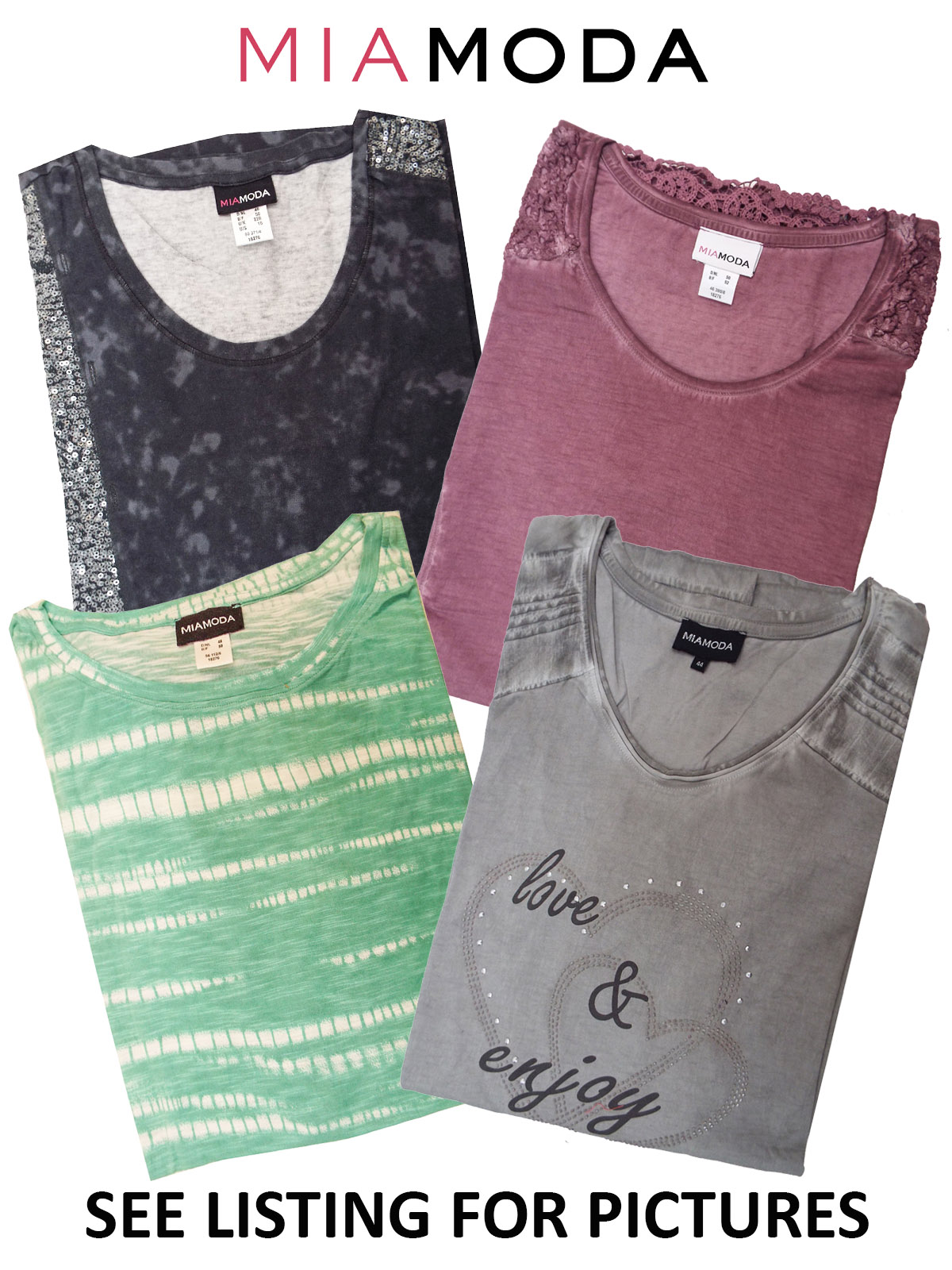 Wholesale Knitwear by Mia Moda - - Mia Moda ASSORTED Plain, Printed ...