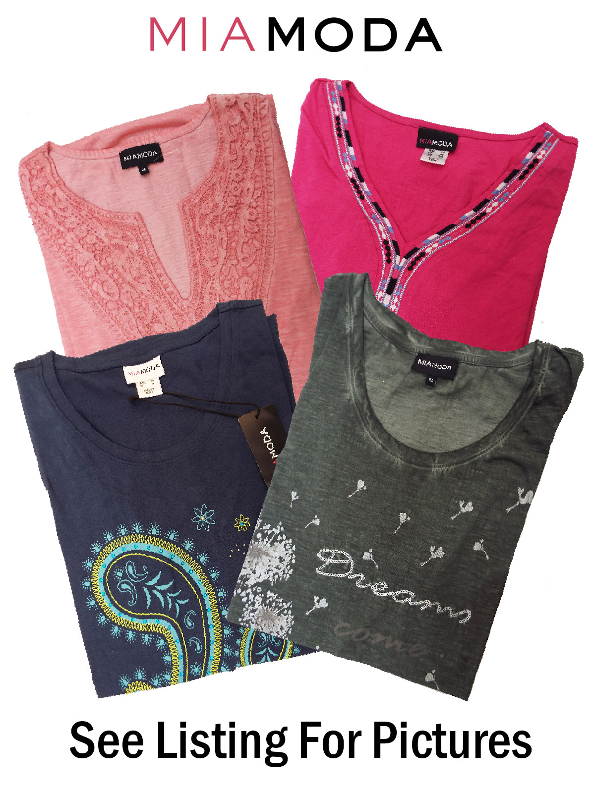 Wholesale Knitwear by Mia Moda - - Mia Moda ASSORTED Plain, Printed ...
