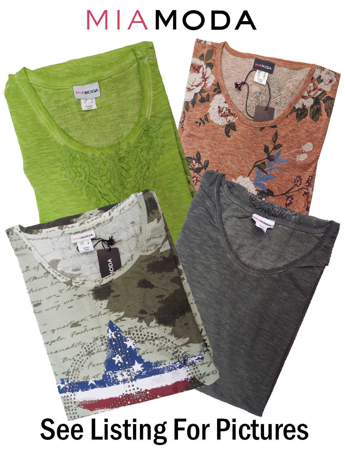 Wholesale Knitwear by Mia Moda - - Mia Moda ASSORTED Plain, Printed ...