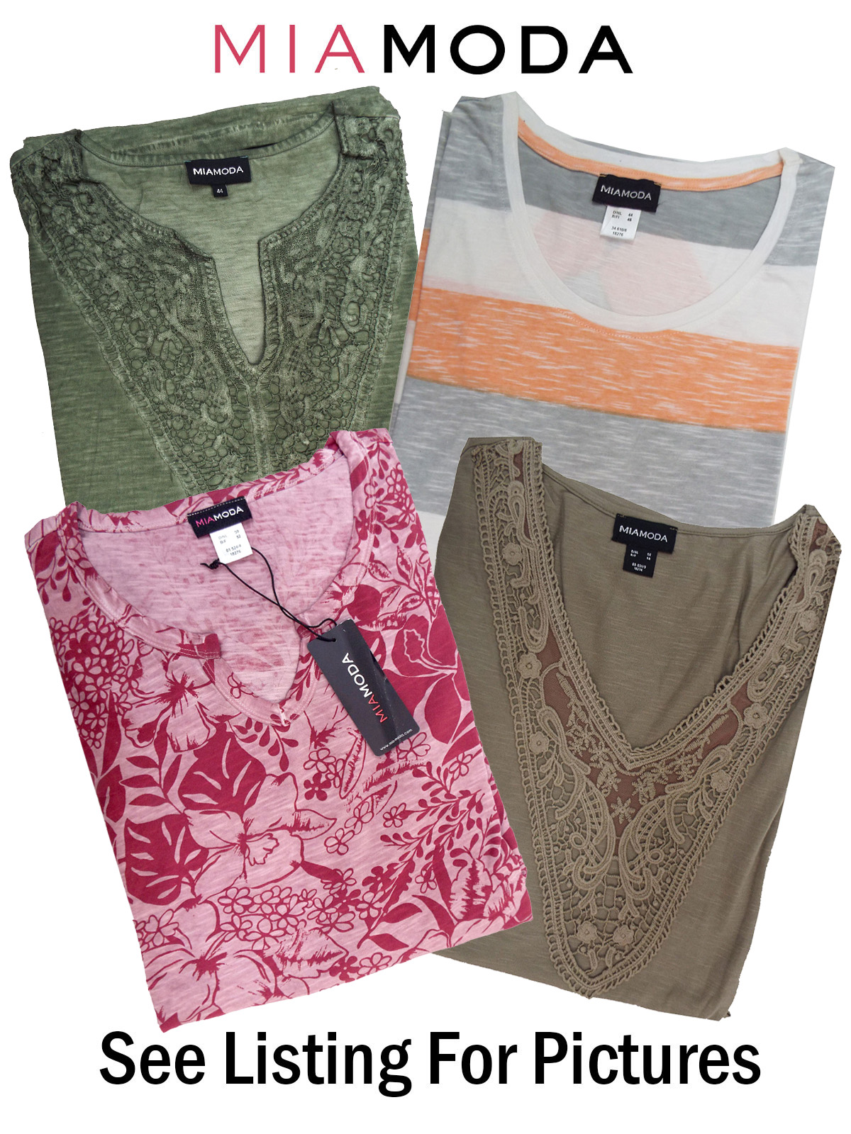 Wholesale Knitwear by Mia Moda - - Mia Moda ASSORTED Plain, Printed ...