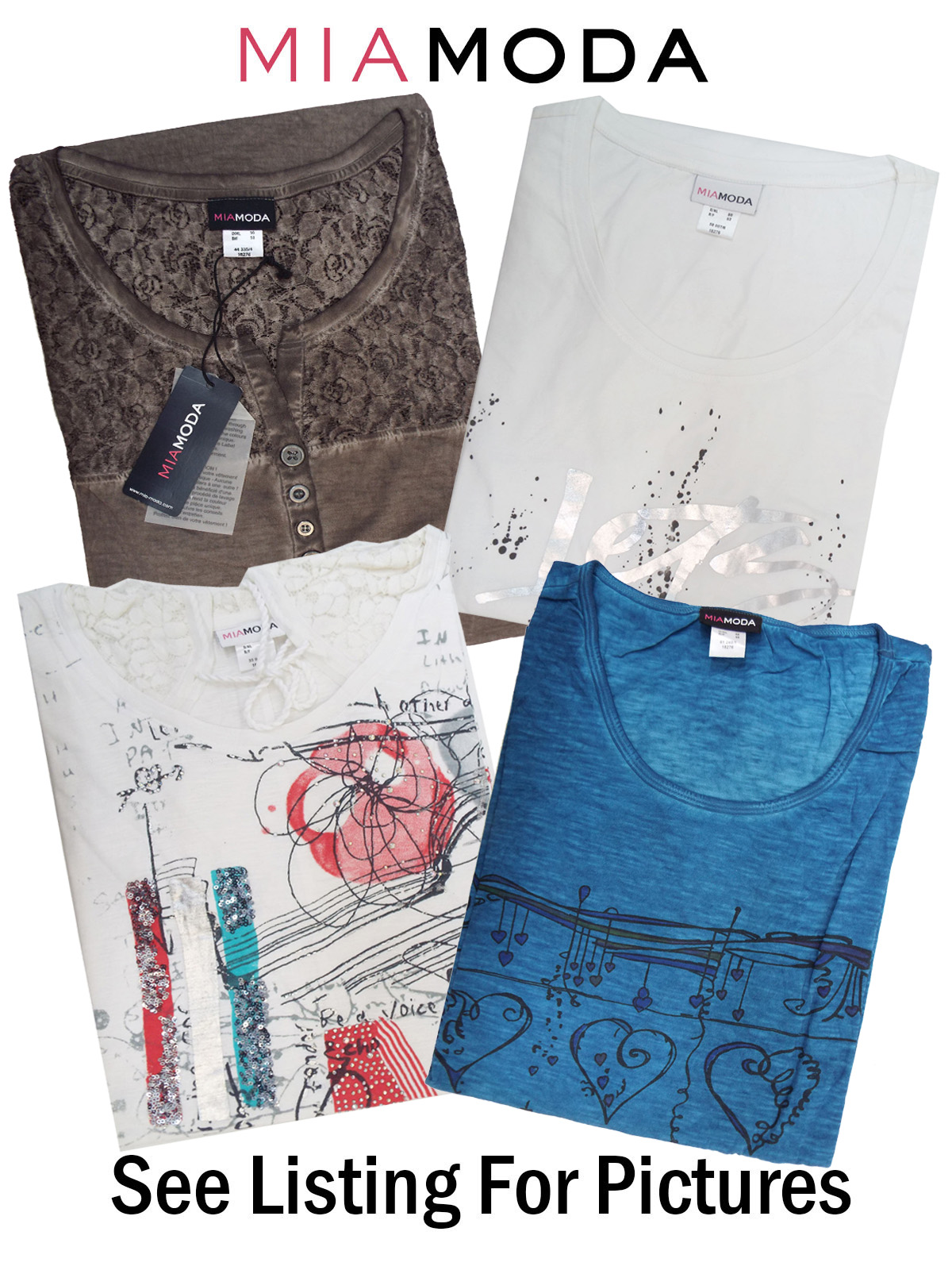 Wholesale Knitwear by Mia Moda - - Mia Moda ASSORTED Plain, Printed ...