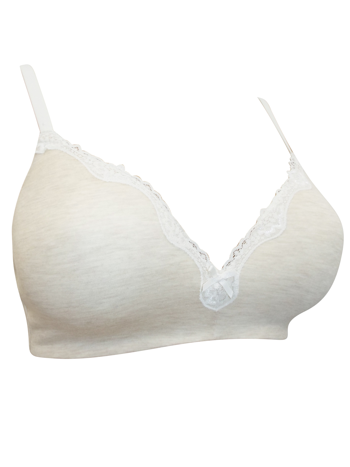 F&F - - CREAM Lace Trim Full Cup Padded Bra - Size 32 to 38 (B-C-D-DD)