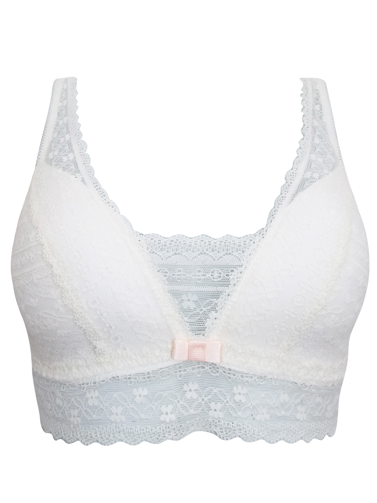 Wholesale Lingerie Spanish Brand Oysho - - Oysho CREAM Floral Lace ...