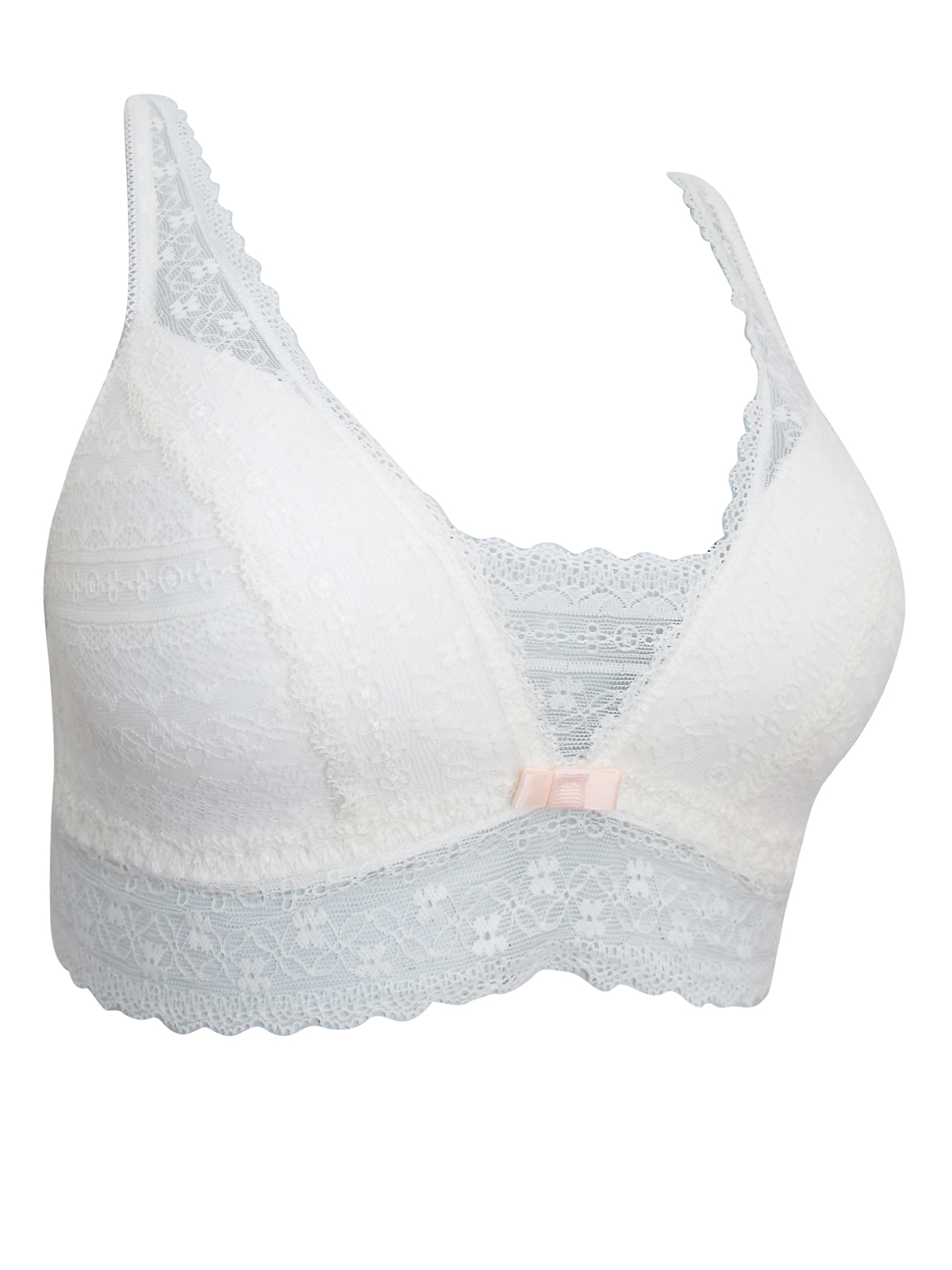 Wholesale Lingerie Spanish Brand Oysho - - Oysho CREAM Floral Lace ...