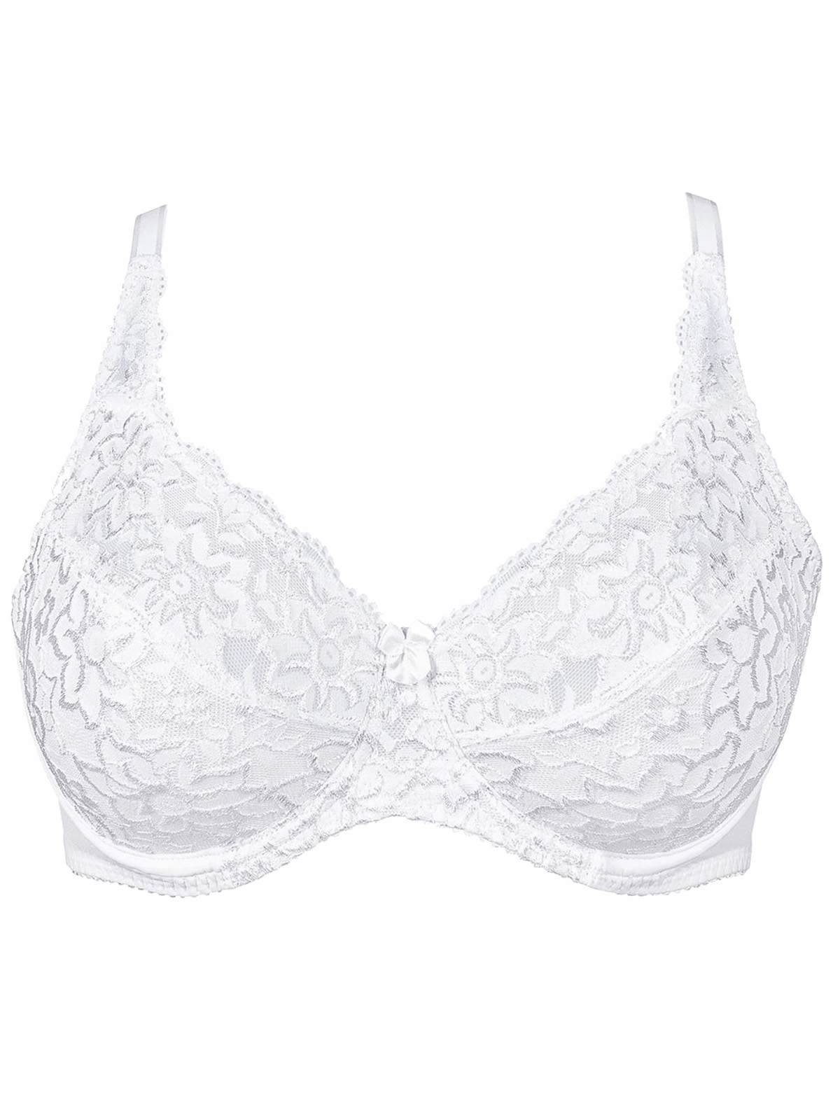 Naturana - - Naturana WHITE Lace Underwired Full Cup Bra - Size 32 to ...