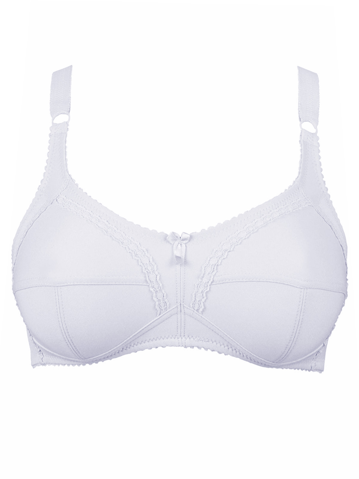 Naturana - - Naturana WHITE Non-Wired Soft Cup Bra - Size 36 (B cup)