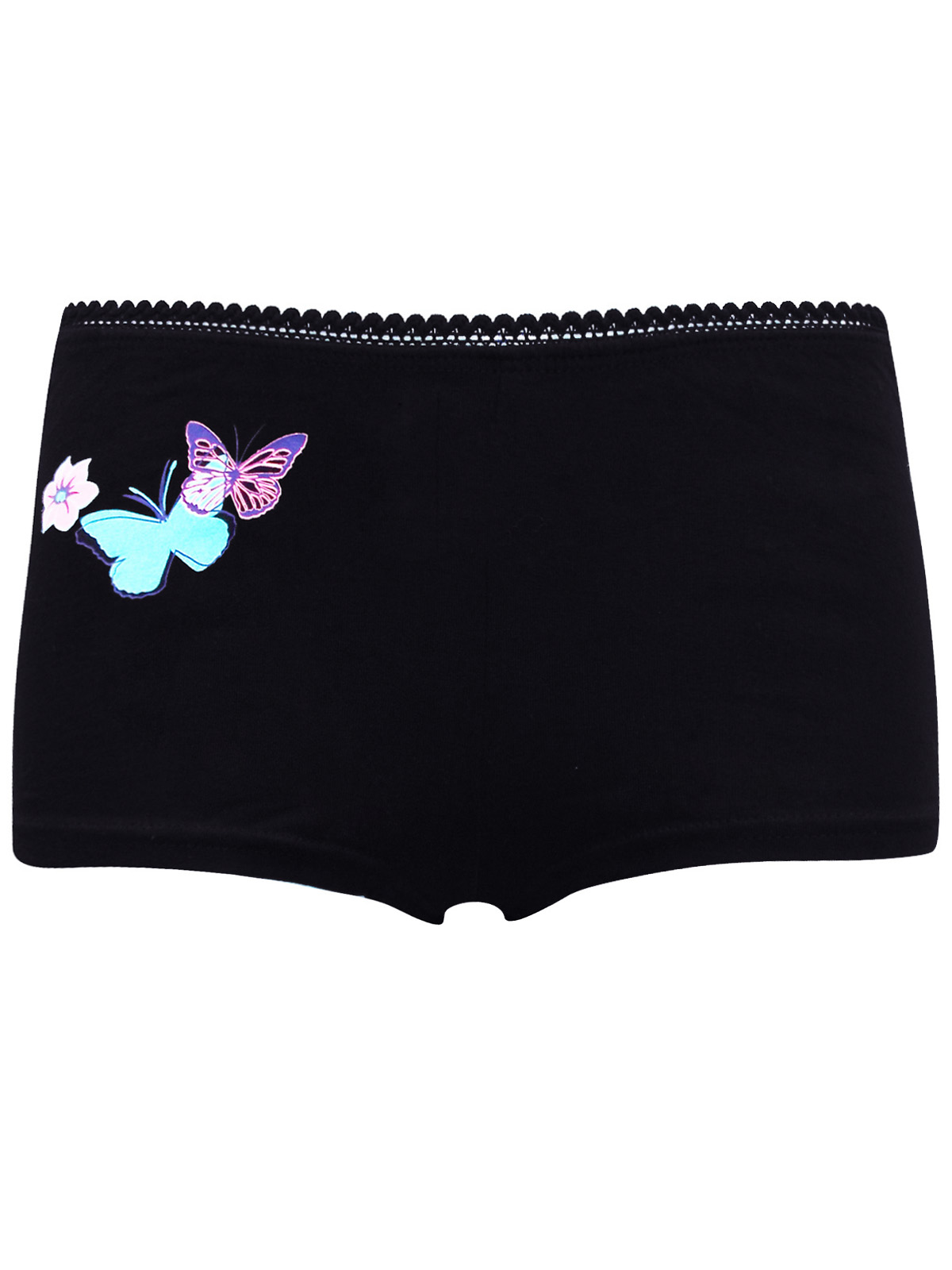 BPC Selection - - BPC Selection BLACK Cotton Rich Butterfly Print High ...