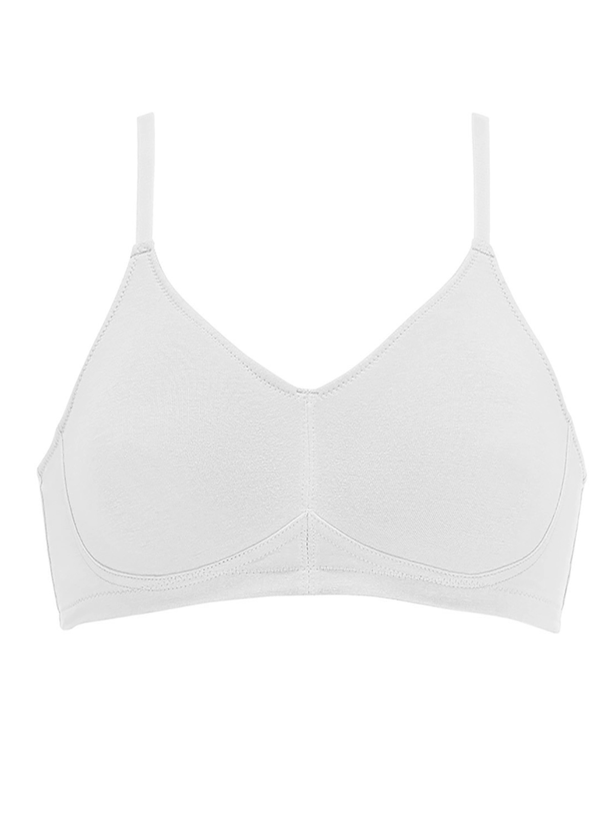 Naturana - - Naturana WHITE Non-Padded Moulded Soft Cup Bra - Size 34 (B-D)