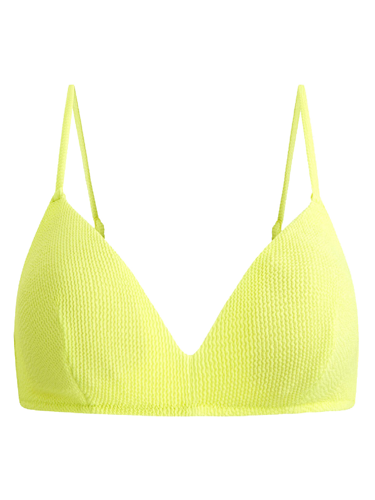 Wholesale Lingerie Spanish Brand Oysho - - OYSHO NEON-YELLOW Textured ...