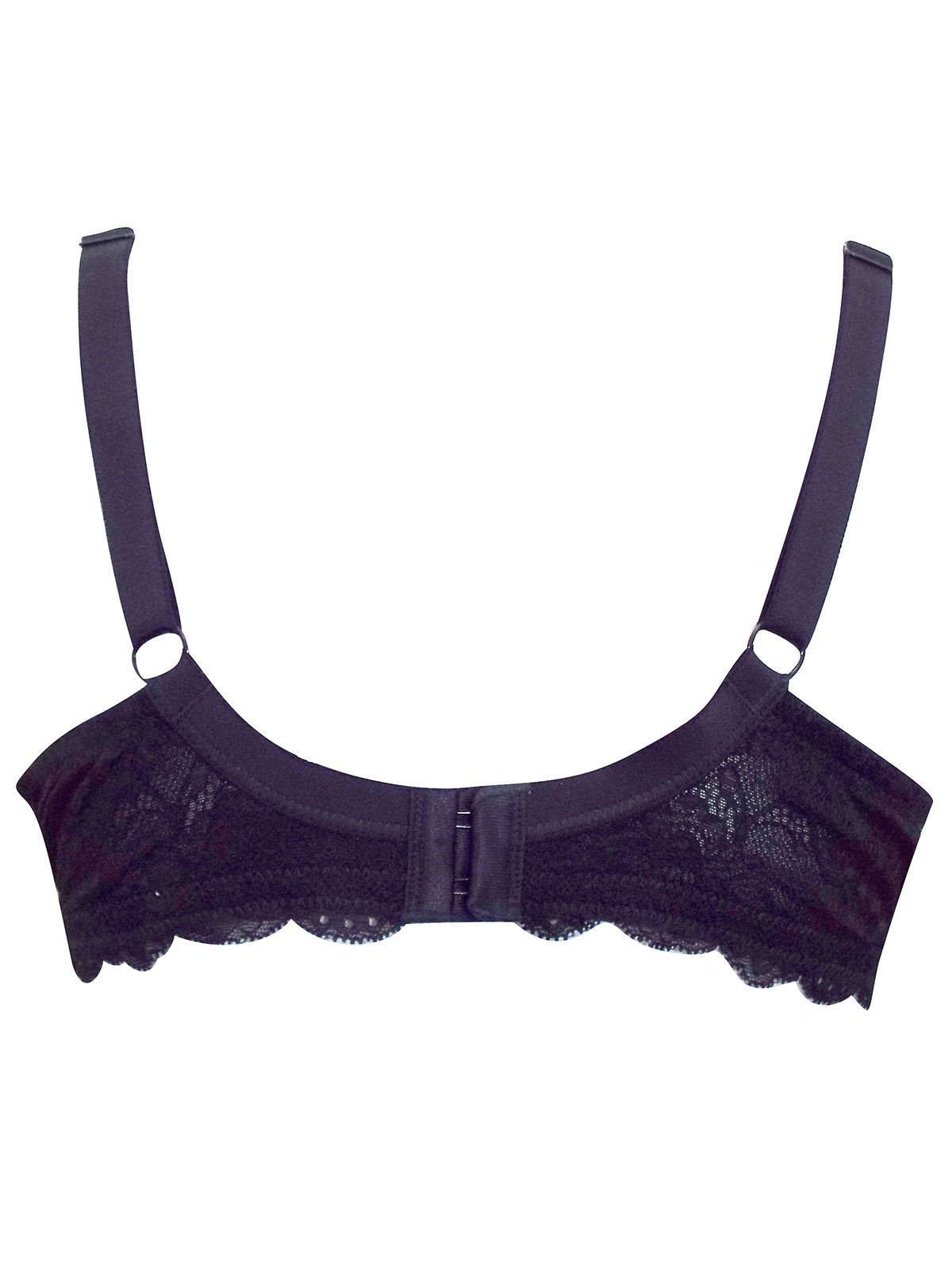 Boux Avenue - - Boux Avenue BLACK/BLUE Leah Pleat Plunge Bra - Size 32 ...