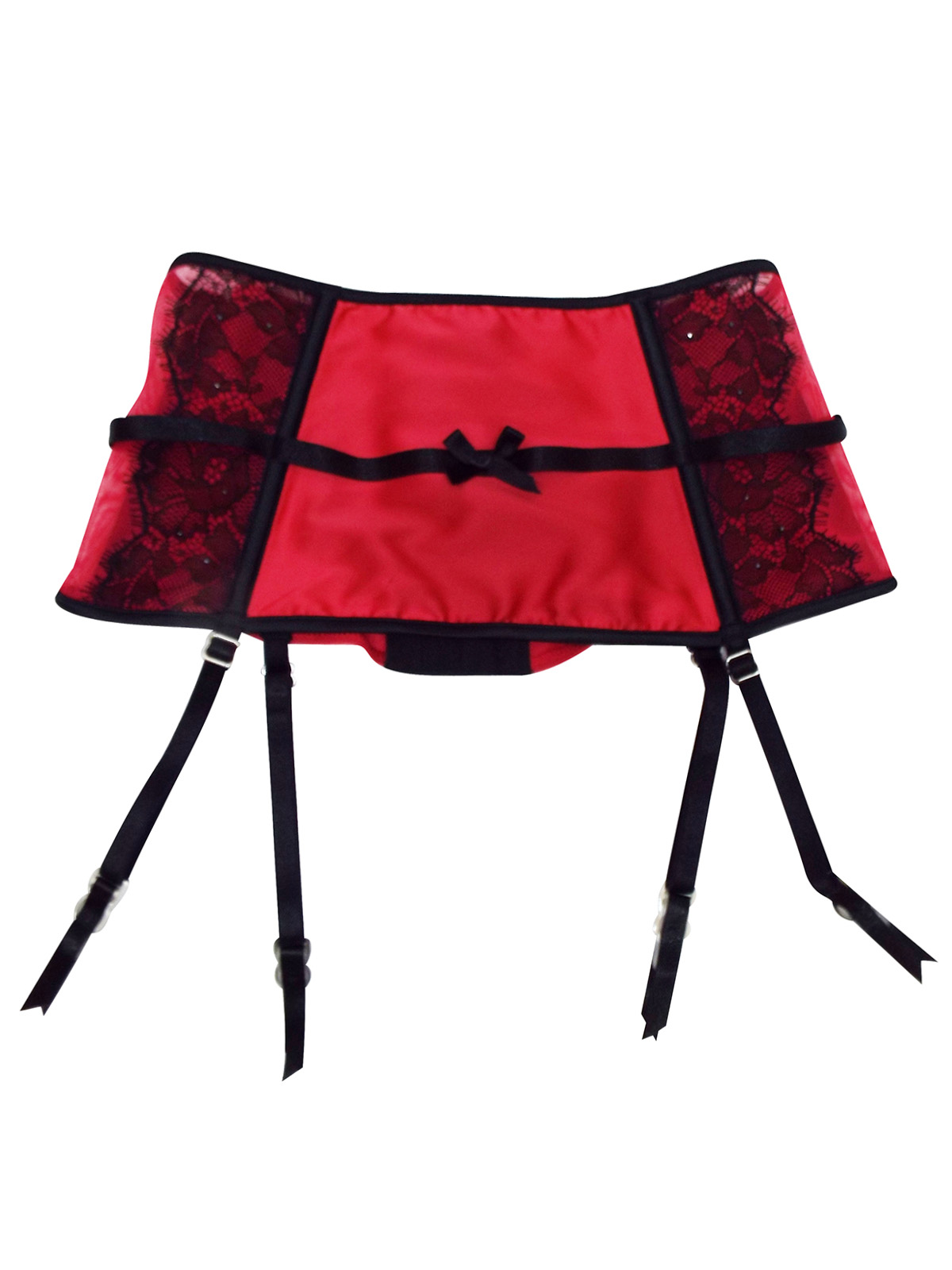 Boux Avenue Boux Avenue Red Gwyneth Gem Waspie Suspender Size 810