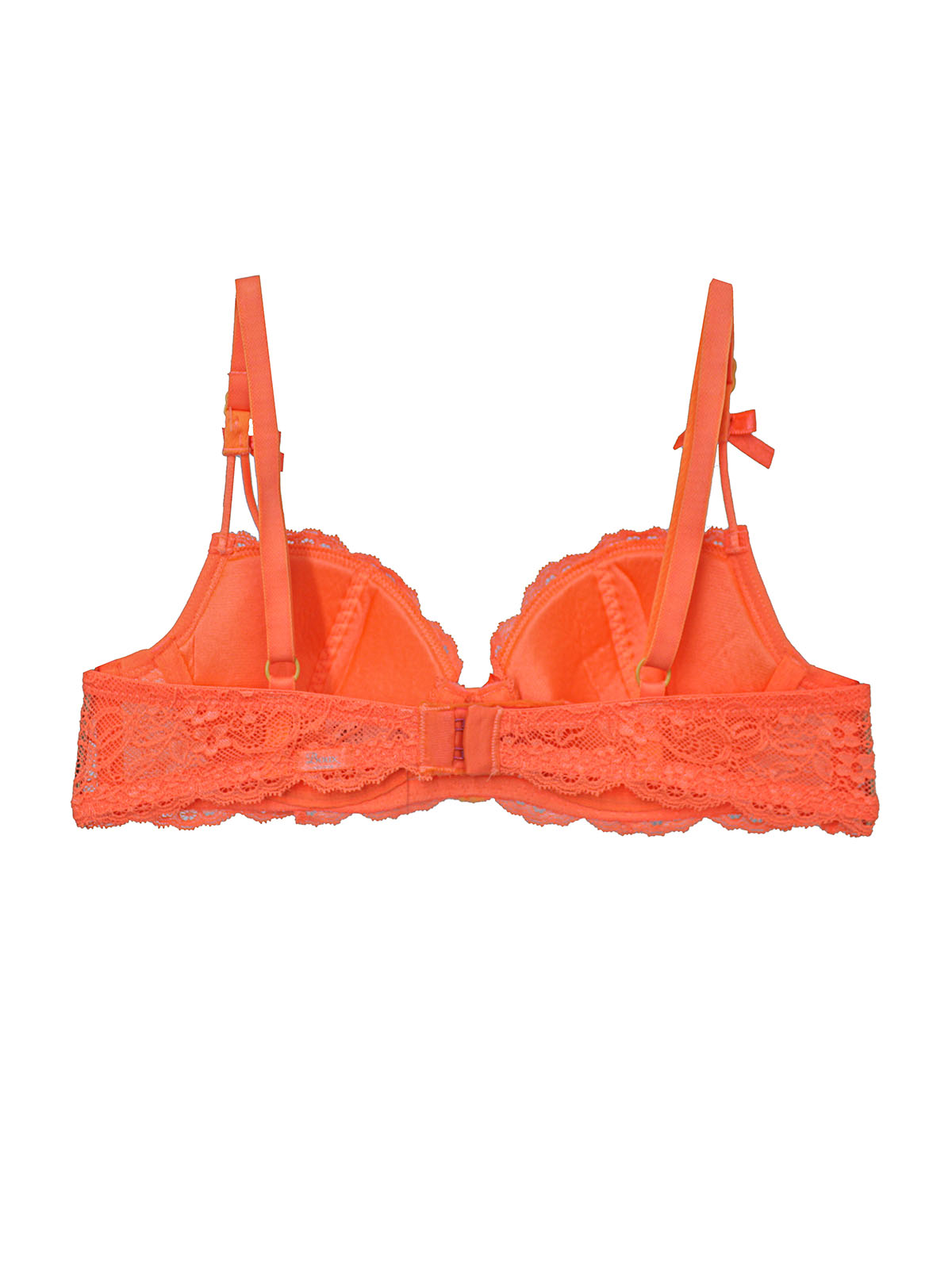 Boux Avenue - - NEON-ORANGE Chloe Lace Balconette Bra - Size 30 to 32 (A-C)