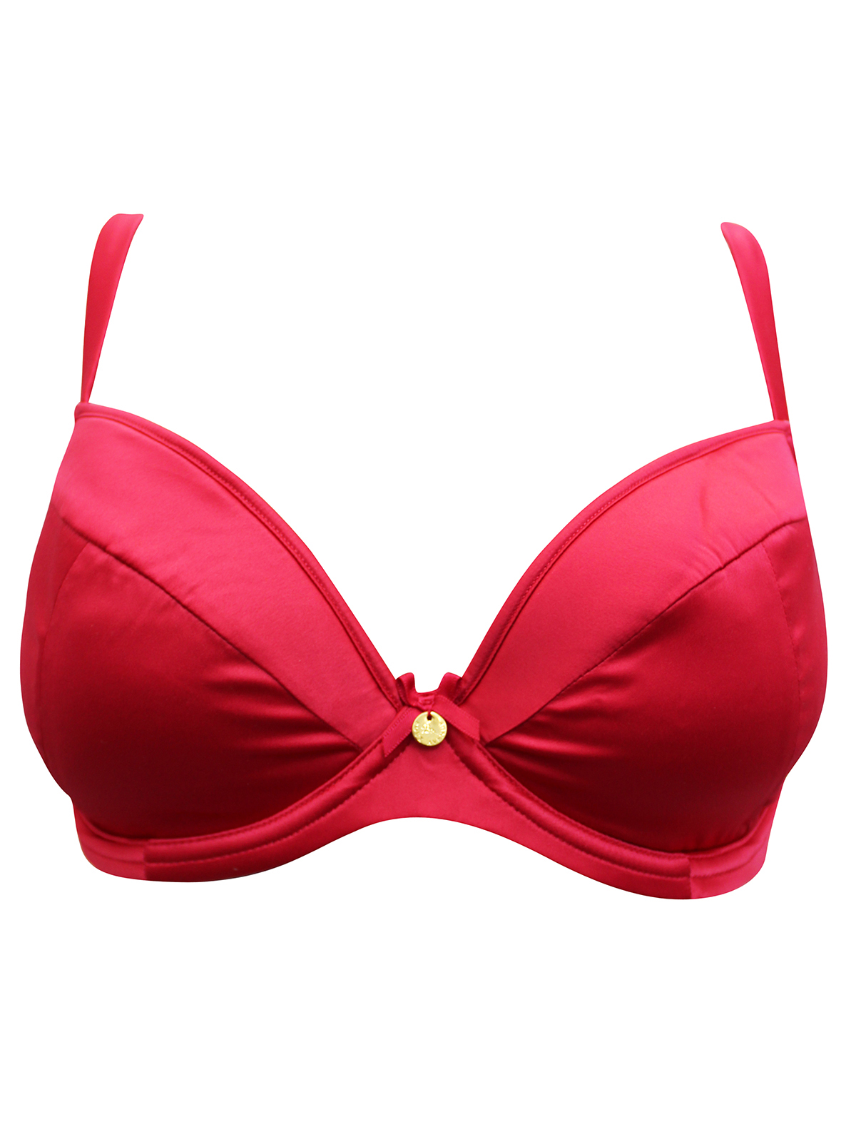 Boux Avenue - - PILLAR-BOX Satin Wired Balconette Bra - Size 30 to 38 ...