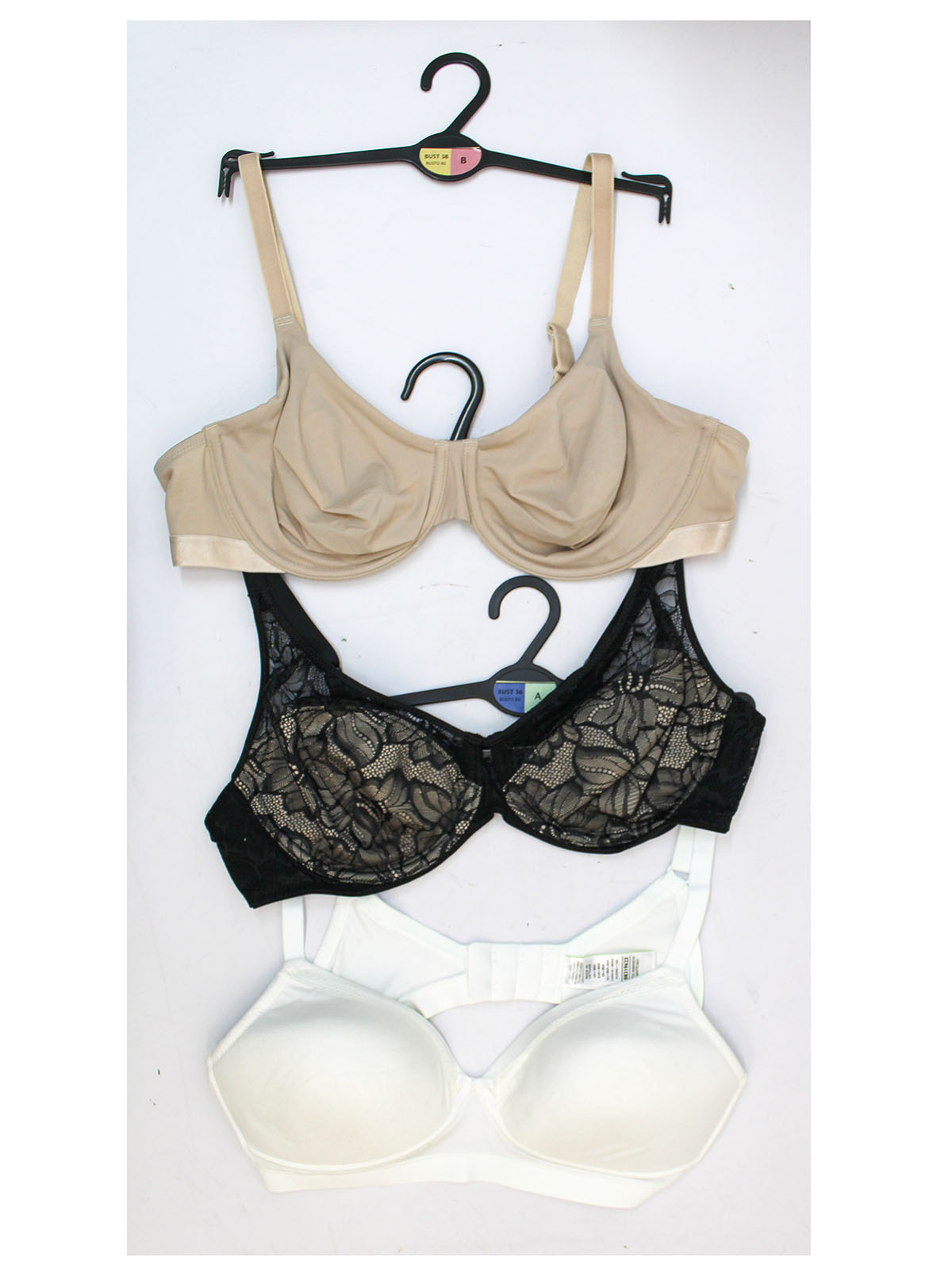 ASSORTED Bras - Size 30 to 40 (AA-A-B-C)