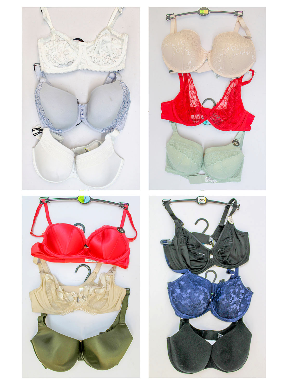 ASSORTED Bras - Size 32 to 36 (B-C-D-DD-E)
