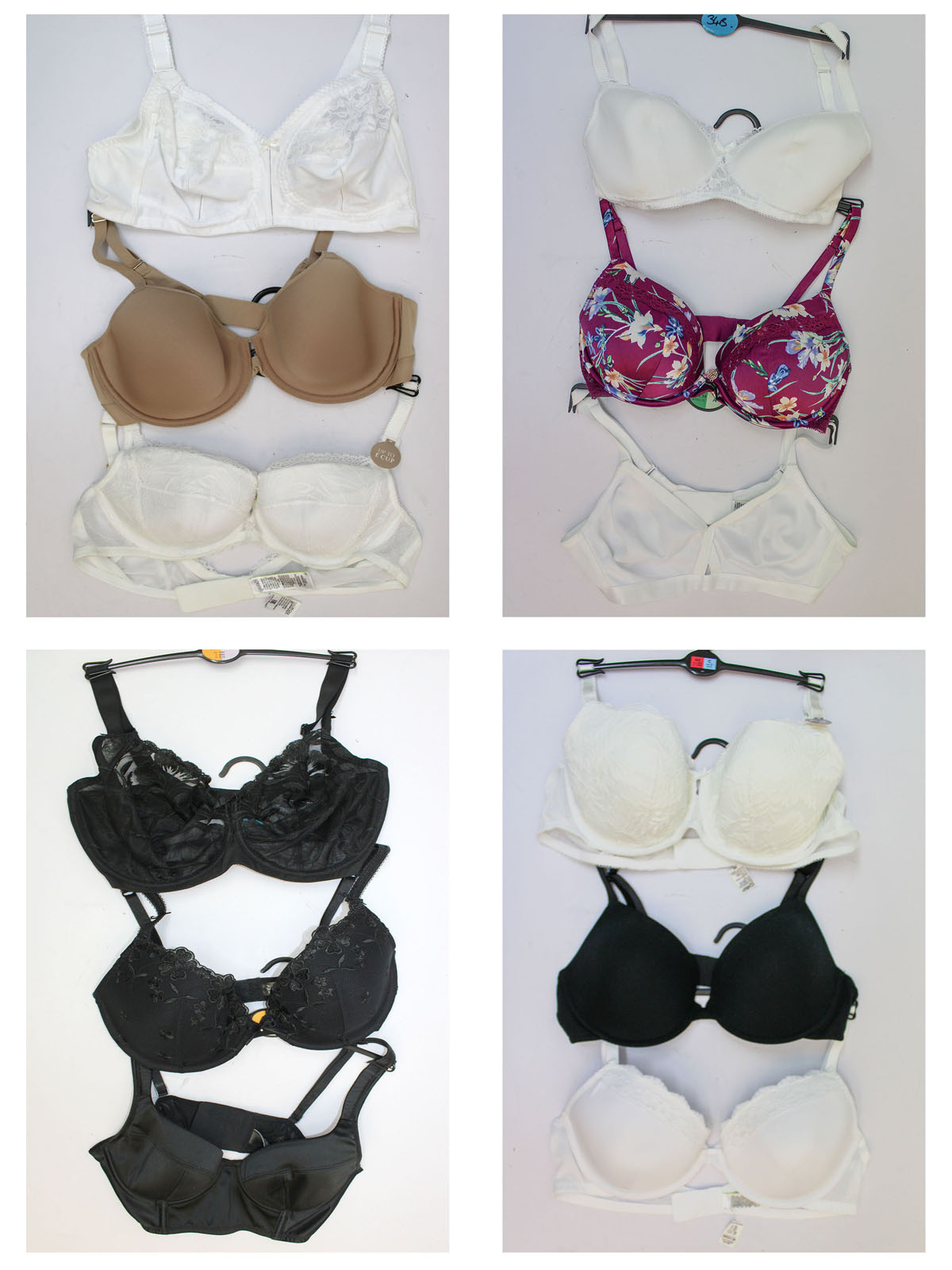 ASSORTED Bras - Size 32 to 40 (A-B-C-DD-G)
