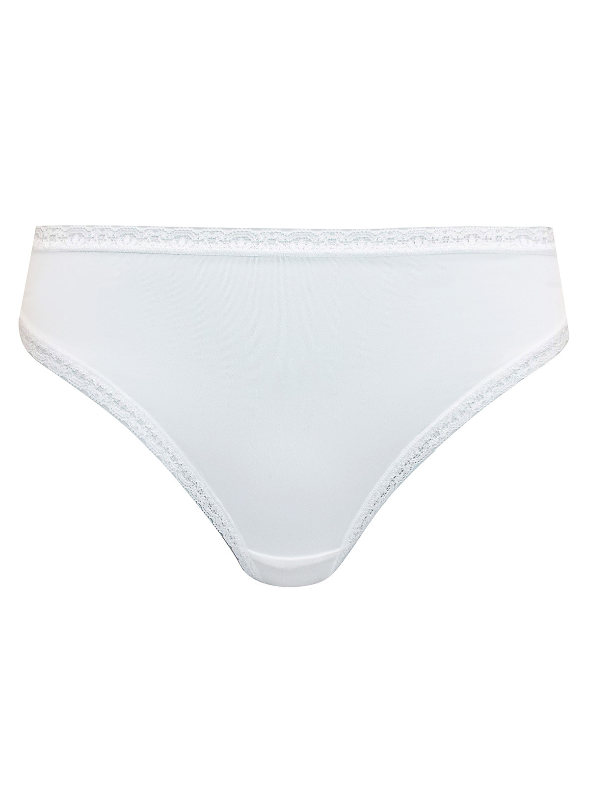 Victoria's Secret - - VS WHITE Lace Trim High Cut Knickers - Size 18 (XL)