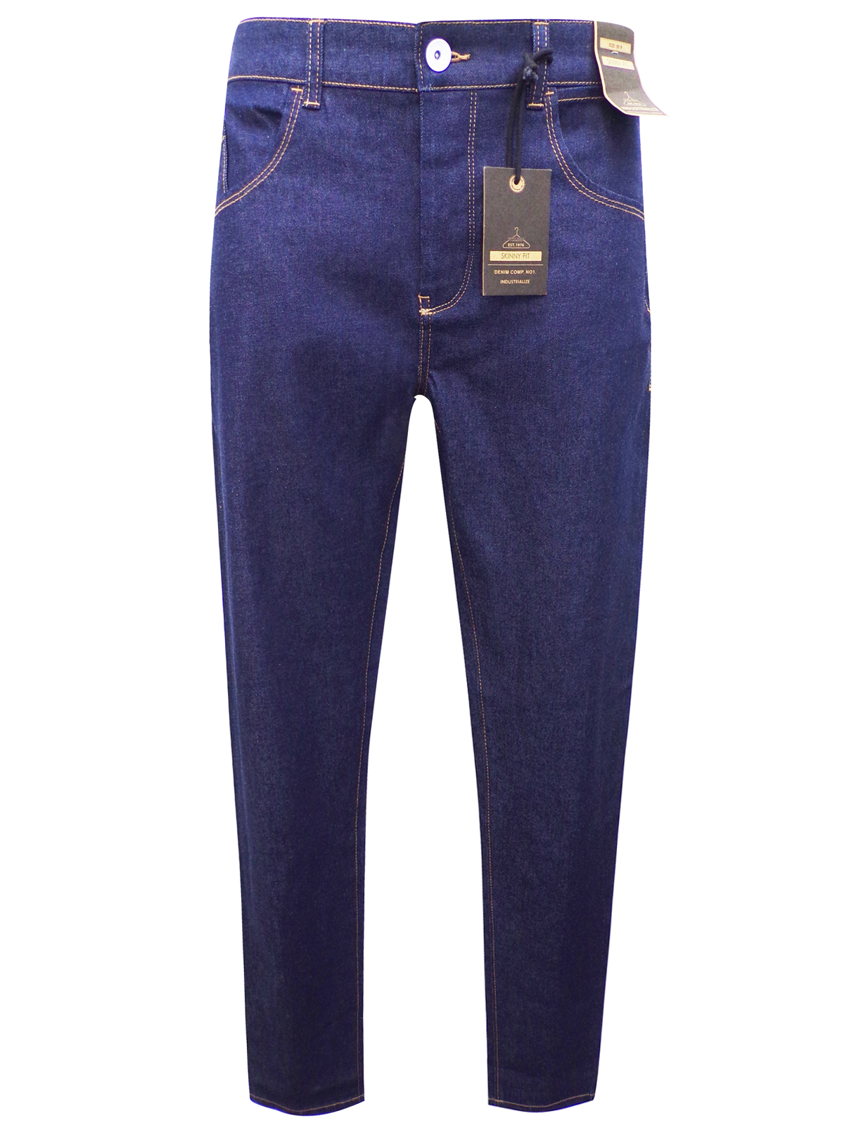 Industrialize - - Industrialize DARK-INDIGO Skinny Fit Denim Jeans ...