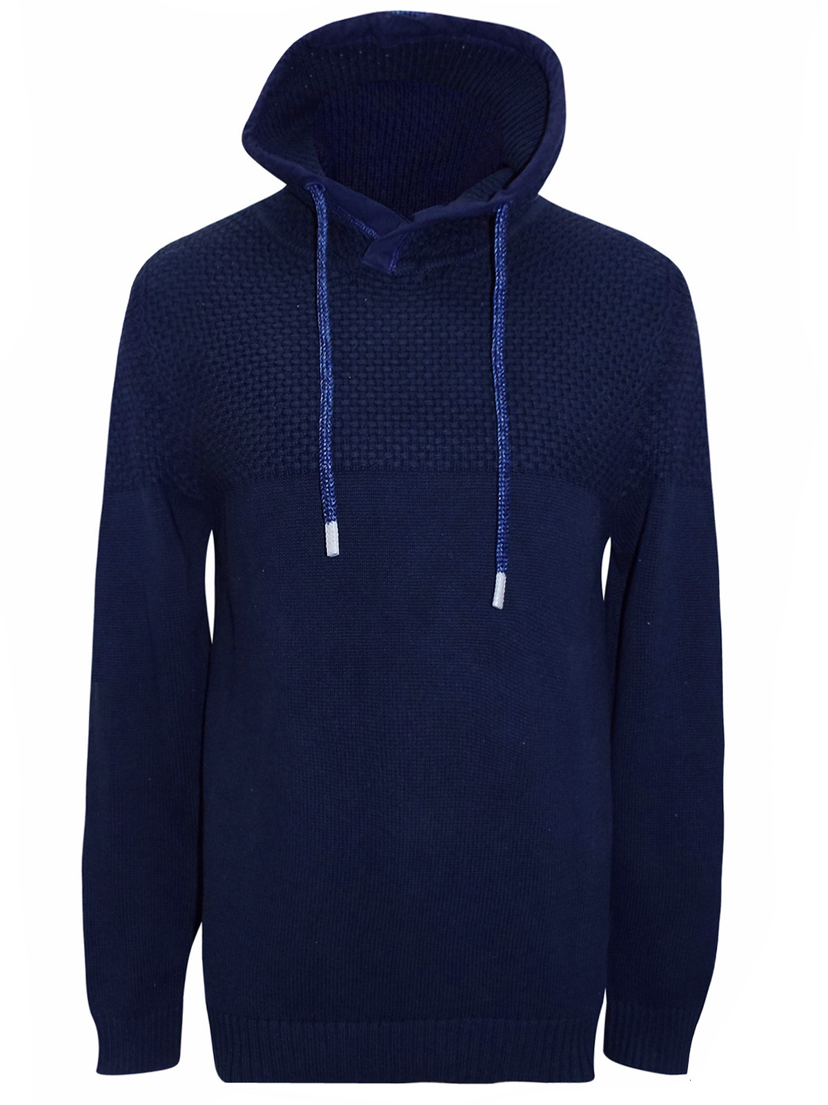 Angelo Litrico - - Angelo Litrico NAVY Pure Cotton Funnel Neck ...