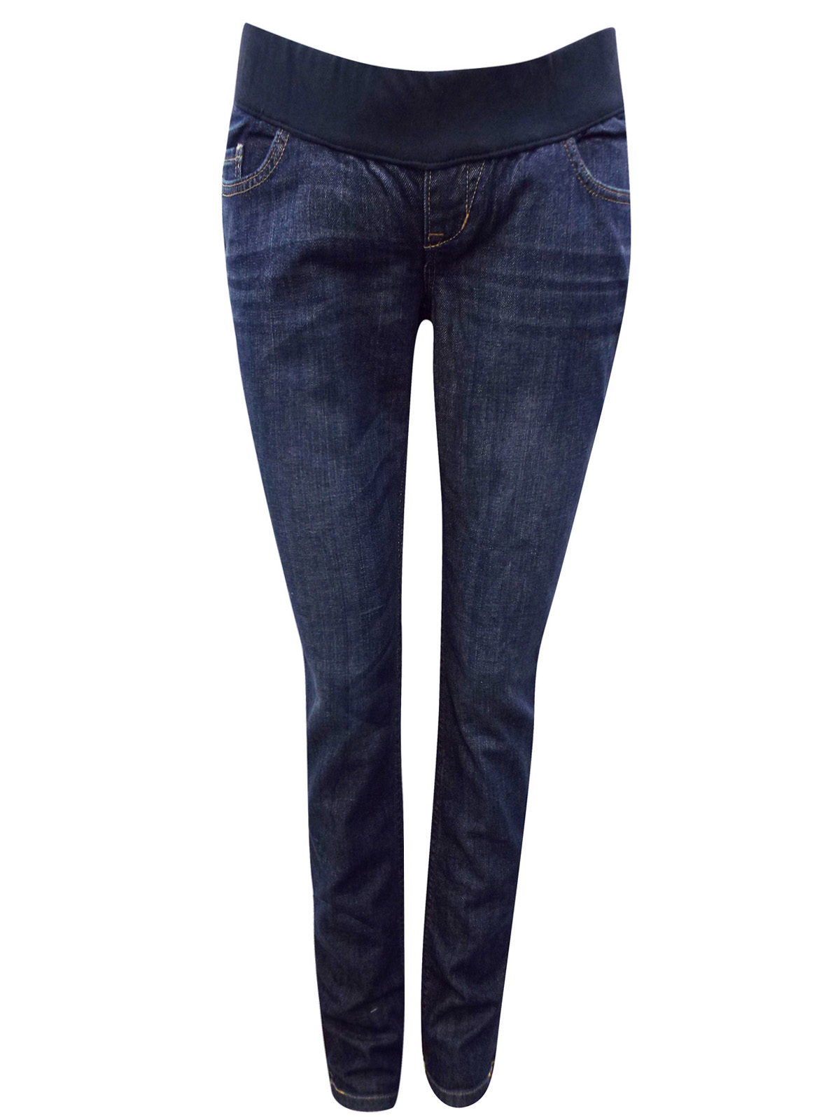 Old Navy - - Old Navy INDIGO Cotton Rich Under Bump Bootcut Maternity ...