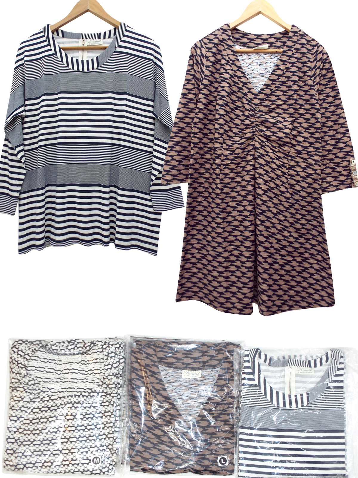 Komil - - Komil ASSORTED Tunic Tops - Size 10 to 18