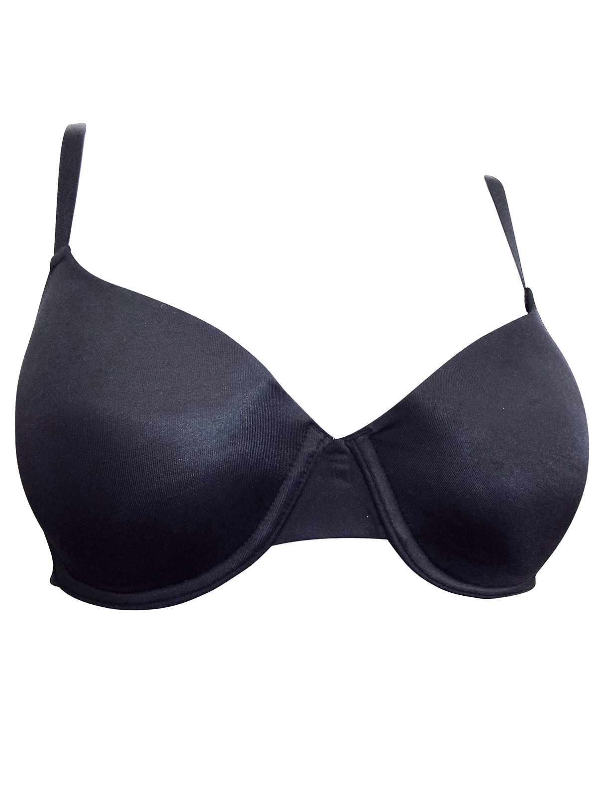 ASSORTED BLACK Padded Bras - Size 34 to 44 (B-C-D-DD-E)