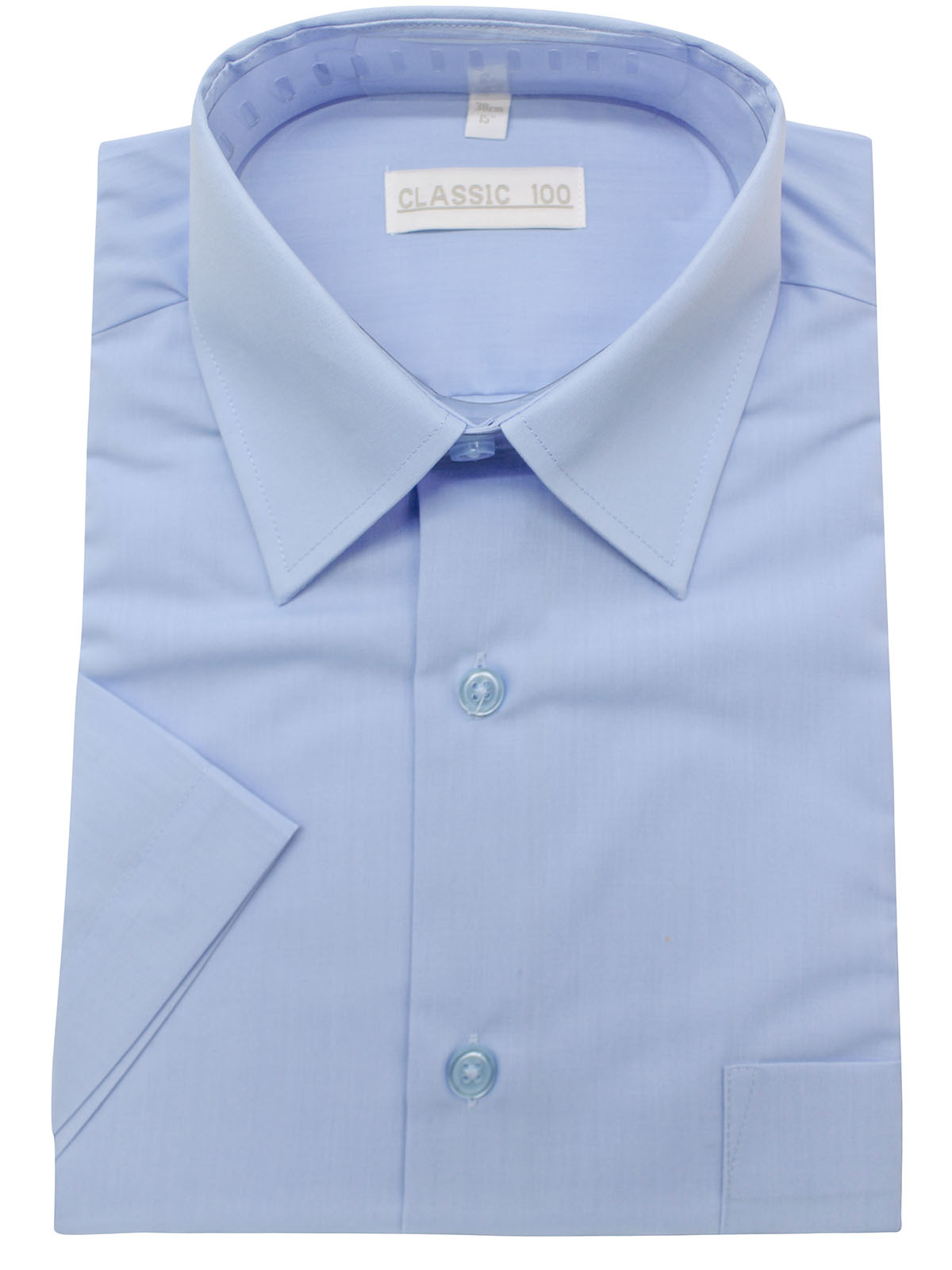 Disley - - Disley Mens Contract Short Sleeve Cotton Rich Shirt - Collar ...