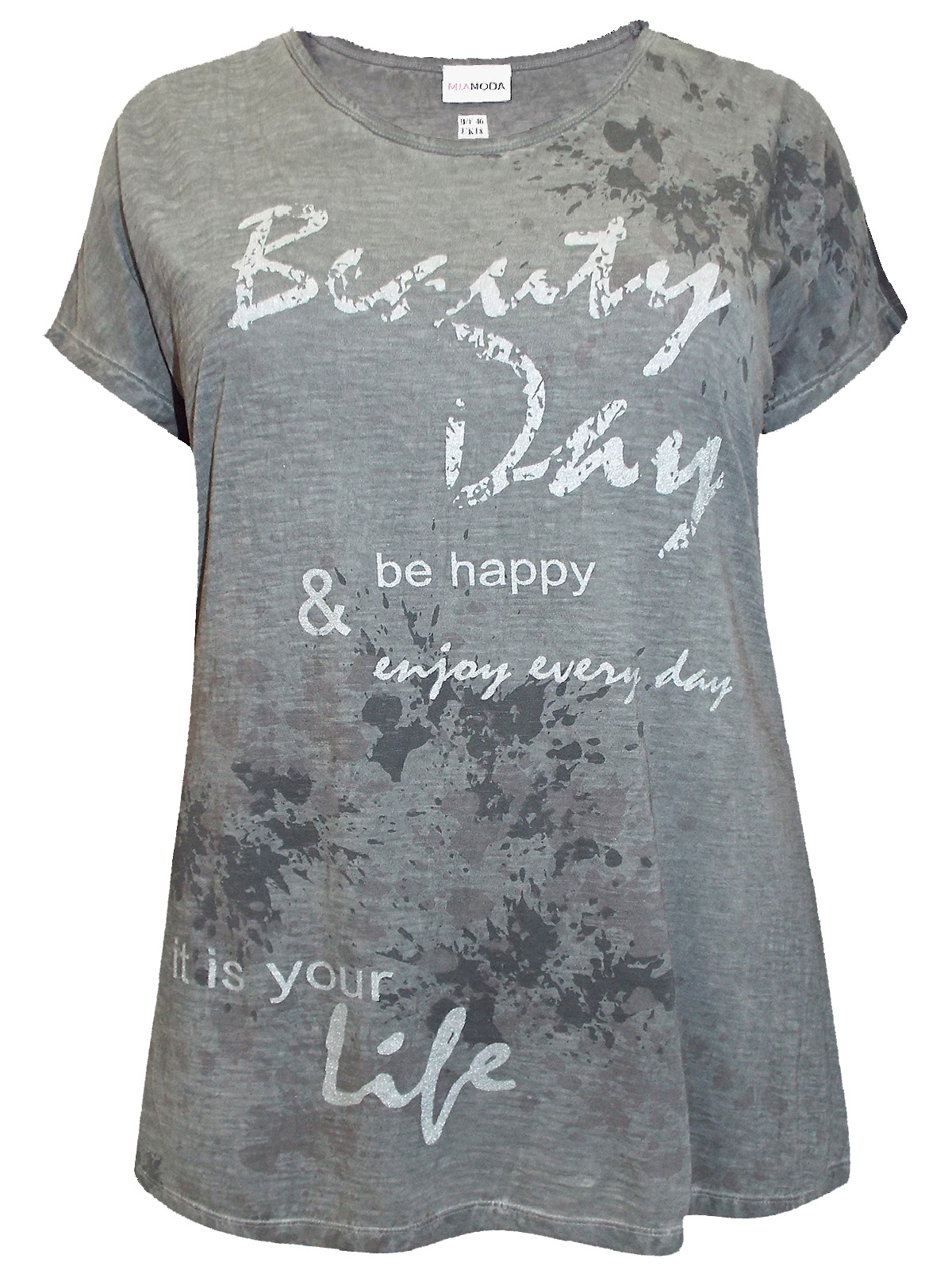 Wholesale Knitwear by Mia Moda - - Mia Moda GREY Pure Cotton Short ...