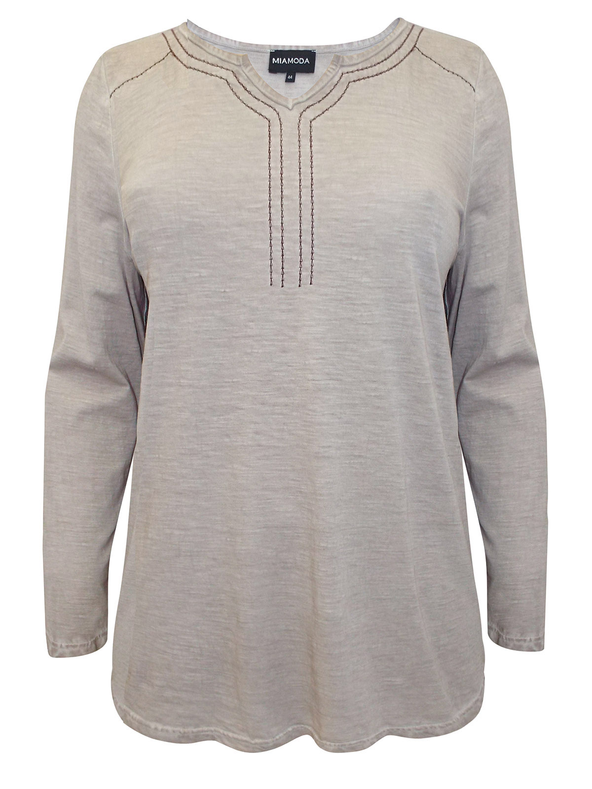 Wholesale Knitwear by Mia Moda - - Mia Moda MOCHA Pure Cotton Contrast ...