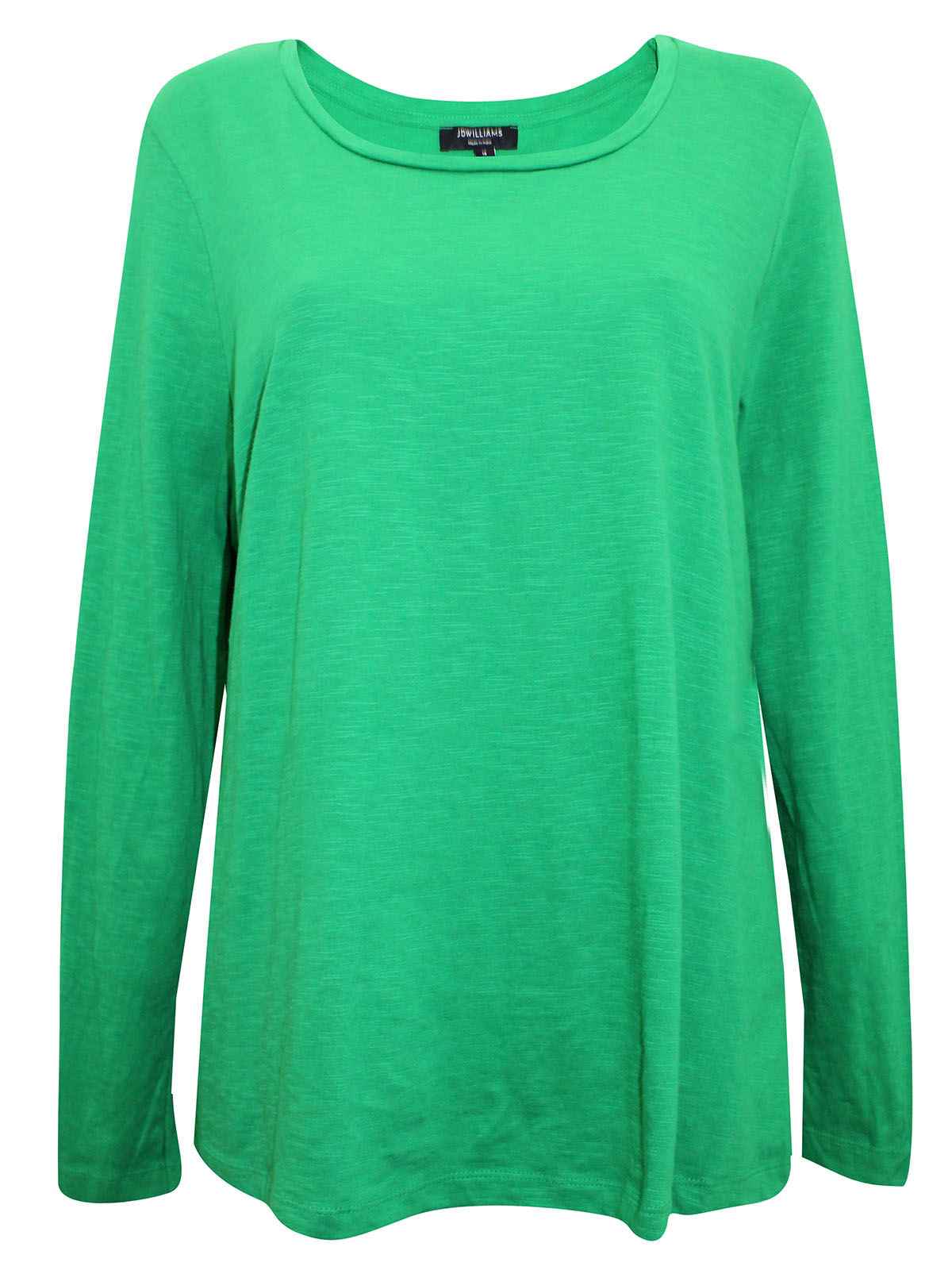 JD Williams - - JD Williams GREEN Pure Cotton Long Sleeve T-Shirt ...