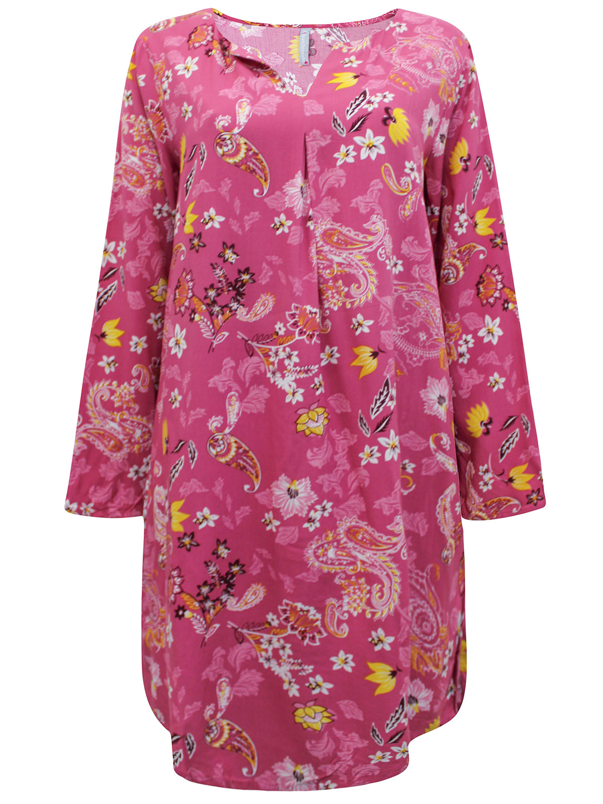 Blancheporte Ladies Clothing - - Blancheporte PINK Printed Long Sleeve ...