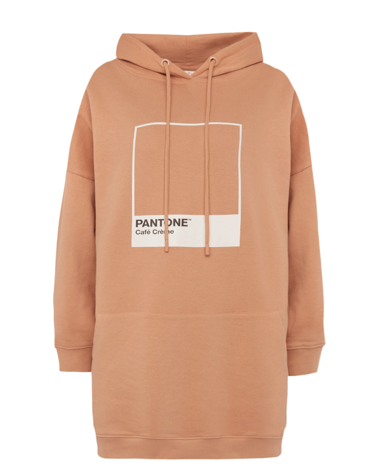 Incity - - ASH-PEACH Pure Cotton Placement Print Hoodie - Plus Size 16 ...