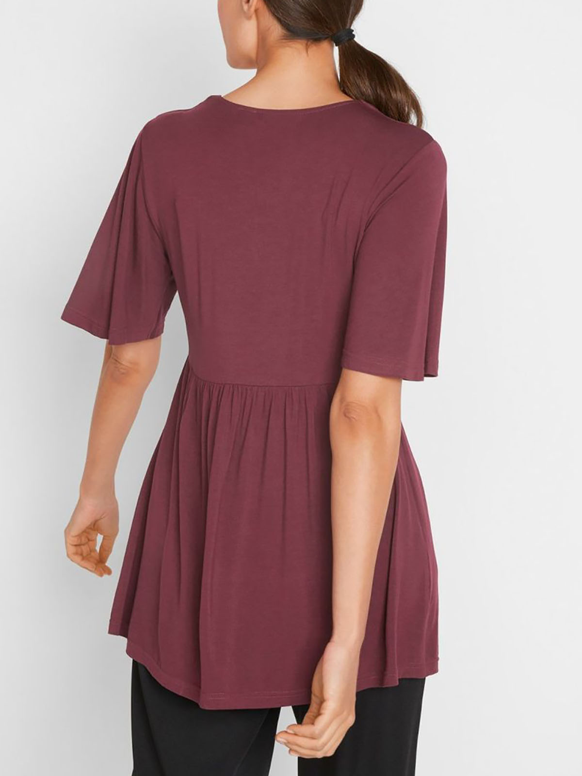 BPC - - MAPLE-RED Angel Sleeve Swing Top - Plus Size 14/16 to 30/32 (M ...