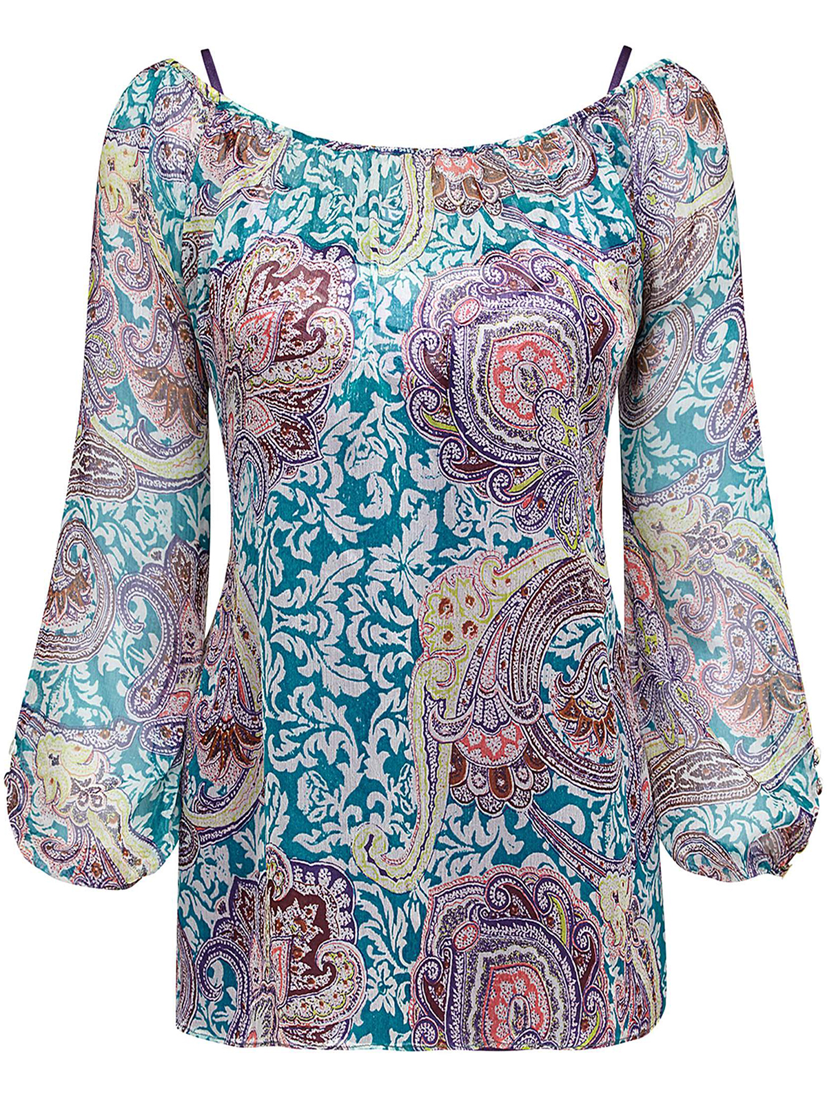 Joe Browns - - Joe Browns MULTI Chao Pesco 2-Piece Blouse - Plus Size ...