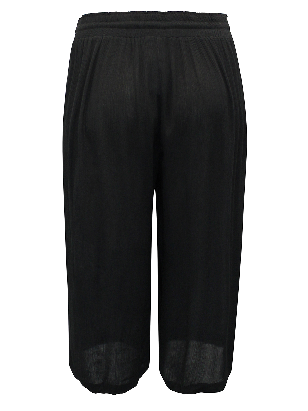 Plus Size wholesale clothing by simply be - - BLACK Crinkle Tie Waist ...